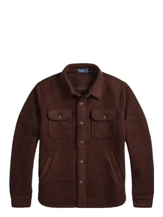 Polo Ralph Lauren Buttoned Flap-pocket Knitwear - Brown