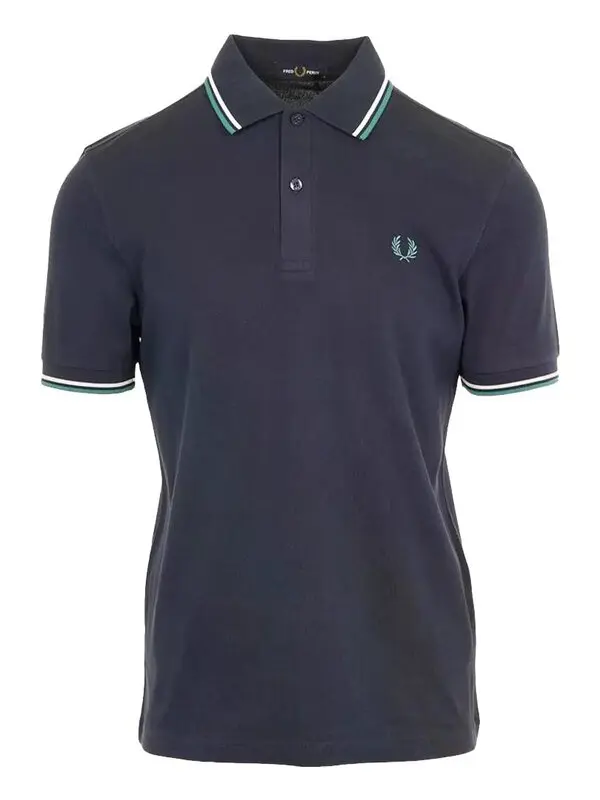 Fred Perry Twin Tipped Polo Shirt - Blue