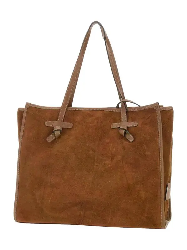 MARCELLA CLUB Marcella Suede Tote Bag - Brown