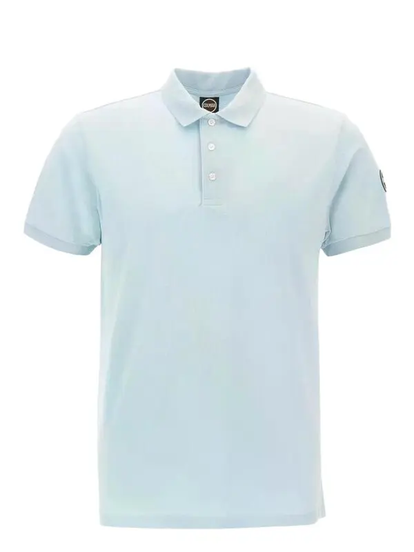 COLMAR Logo-patch Piqué Polo Shirt - Blue