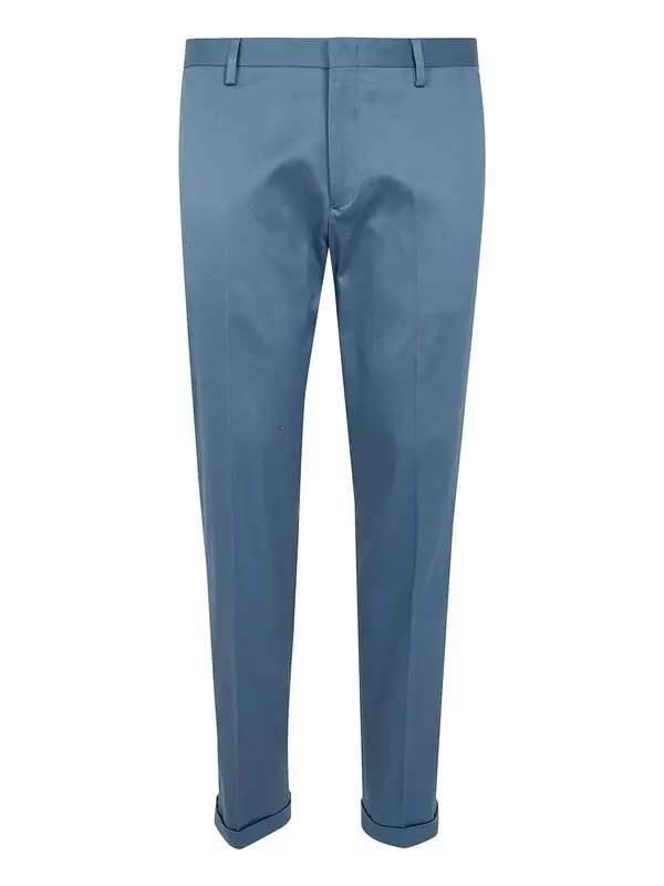 Paul Smith Cotton Trousers - Blue