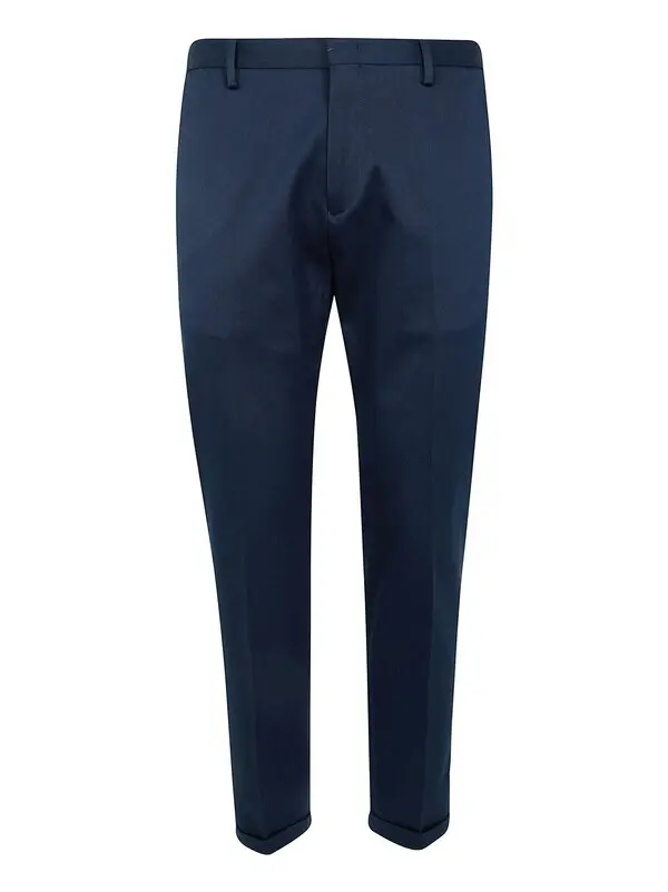 Paul Smith Cotton Stretch Trousers - Blue