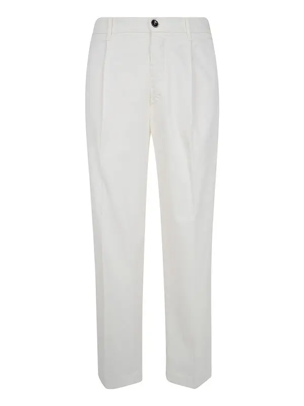 NINE:INTHE:MORNING Philip Pleated Chino Trousers - Beige