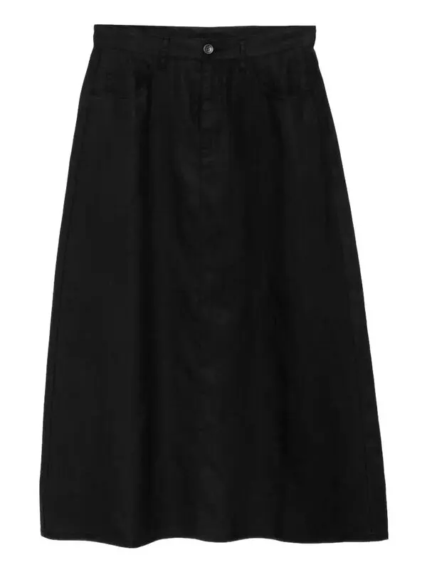JNBY A-line Skirt With Rear Slit - Black