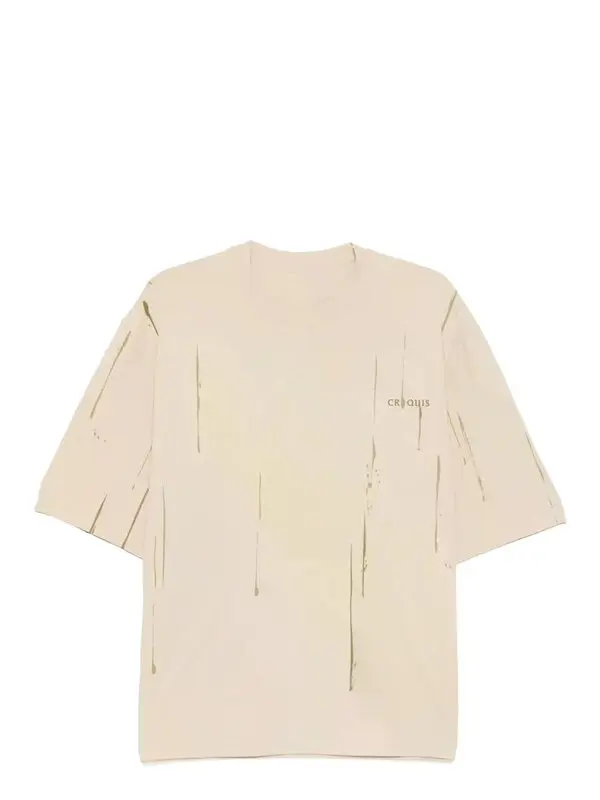 CROQUIS Abstract-print T-shirt - Neutrals