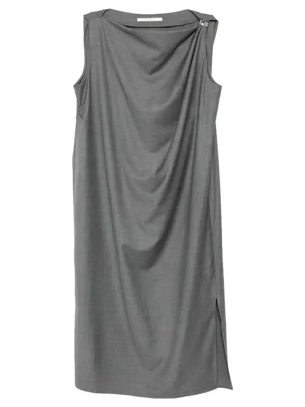 JNBY Draped Cowl-neck Dress - Grey