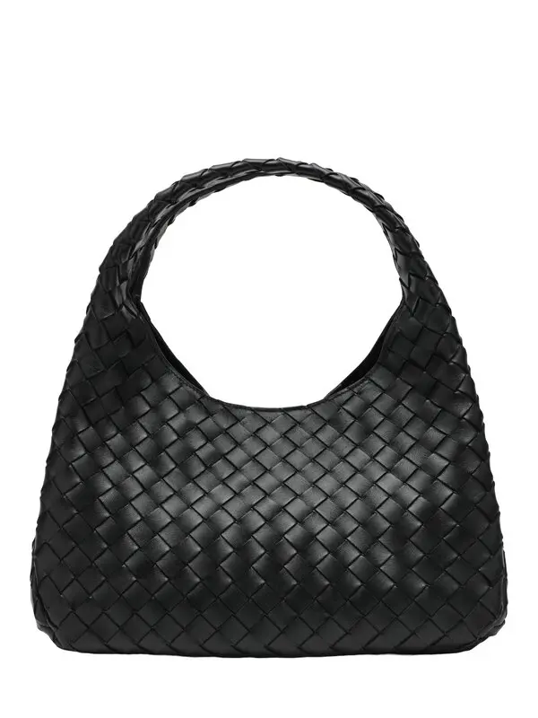 Bottega Veneta Medium Campana Bag - Black