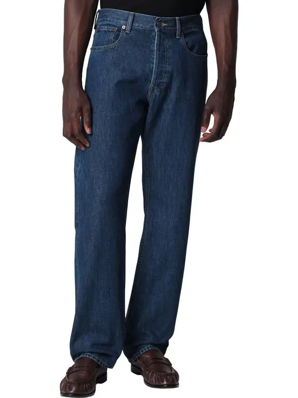 Valentino Garavani Vlogo Detail Denim Jeans - Blue