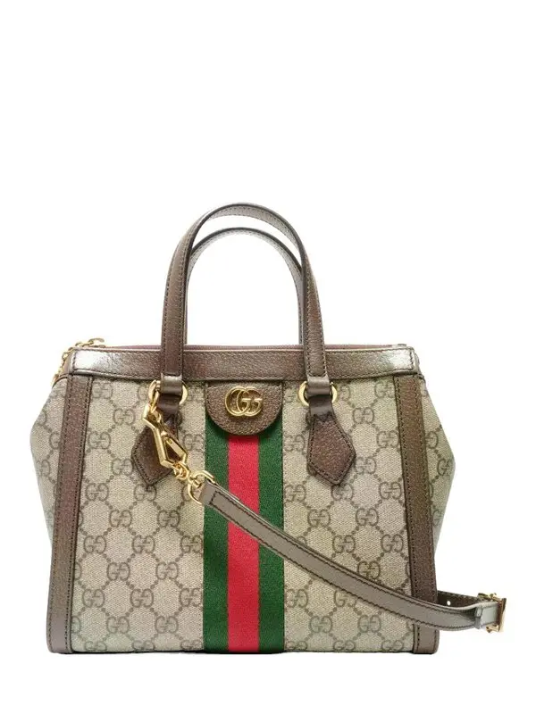 Gucci Ophidia Gg Supreme Canvas Tote Bag - Neutrals
