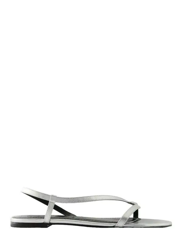 Staud Louden Strappy Sandals - Silver