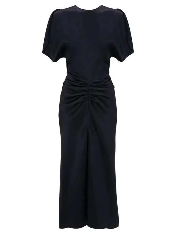 Victoria Beckham Bela Midi Dress - Blue