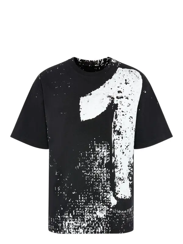 MAISON MARGIELA T-shirt With Print - Black