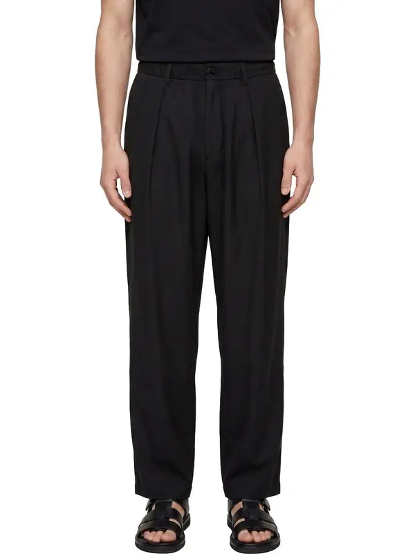 Yohji Yamamoto Tailored Trousers - Black