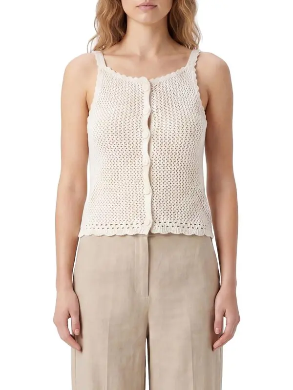 DUNST Knit Tank Top - Ivory