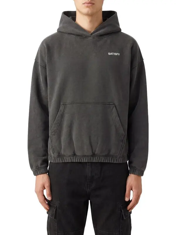 Satisfy Distressed Hoodie - Black