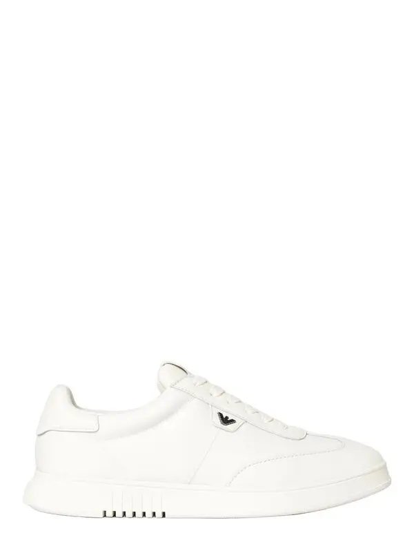 Emporio Armani Lace-up Sneakers - White