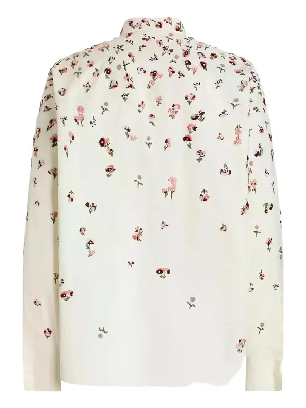 Dolce & Gabbana Cotton Shirt With Embroidery - Neutrals