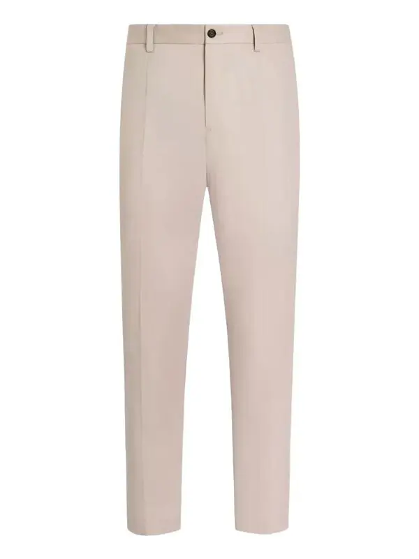 Dolce & Gabbana Cotton Trousers - Neutrals