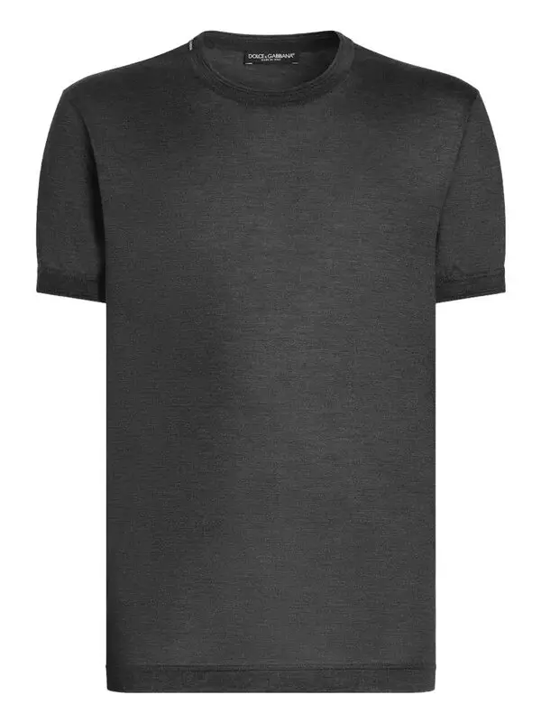 Dolce & Gabbana Silk T-shirt - Grey