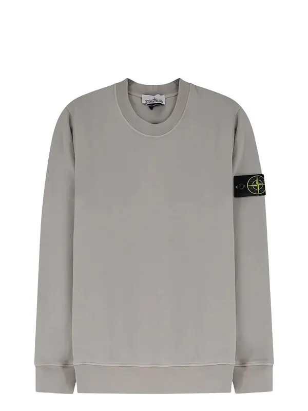 Stone Island Basic Crew Neck Sweatshirt - Grey