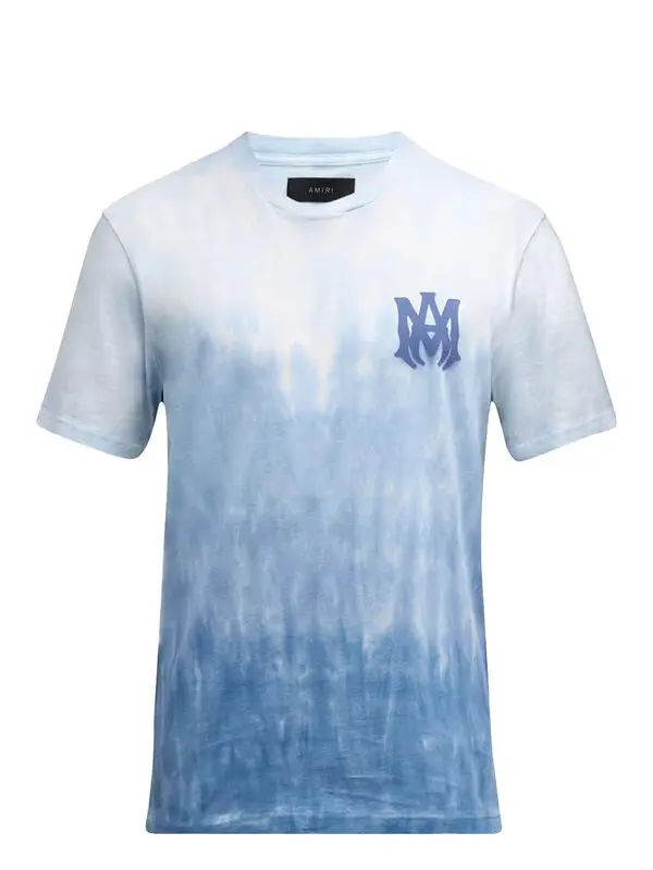 Amiri Tie & Dye Logo T-shirt - Blue
