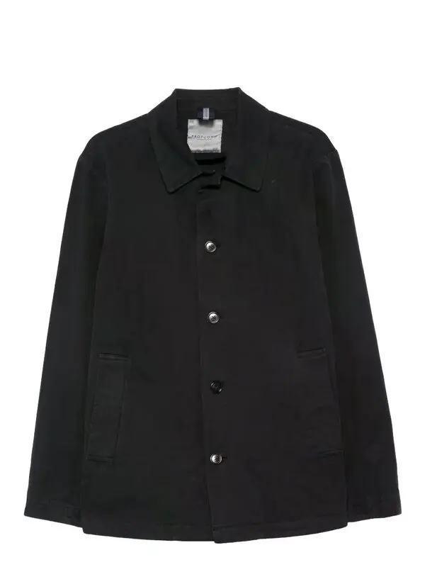PROFUOMO Button-up Shirt Jacket - Blue