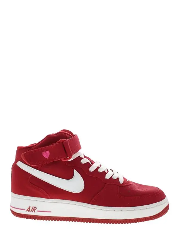 Nike Force 1 Mid Sneakers - Red