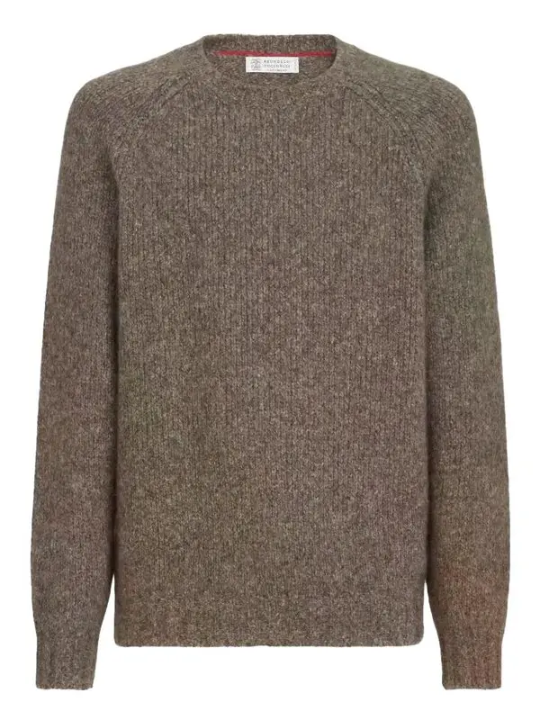 Brunello Cucinelli Cashmere And Silk Sweater - Brown