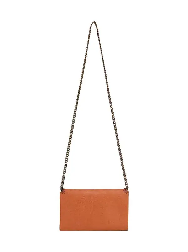 Stella McCartney Falabella Whipstitch-trim Shoulder Bag - Orange