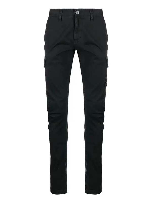 Stone Island Cargo Pants - Black