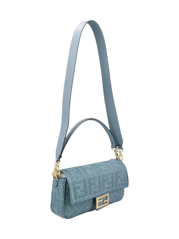 Fendi Medium Baguette Shoulder Bag - Blue