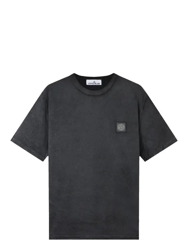 Stone Island Crewneck Short-sleeve T-shirt - Black