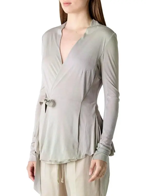 Rick Owens Hollywood Wrap Jacket - Grey