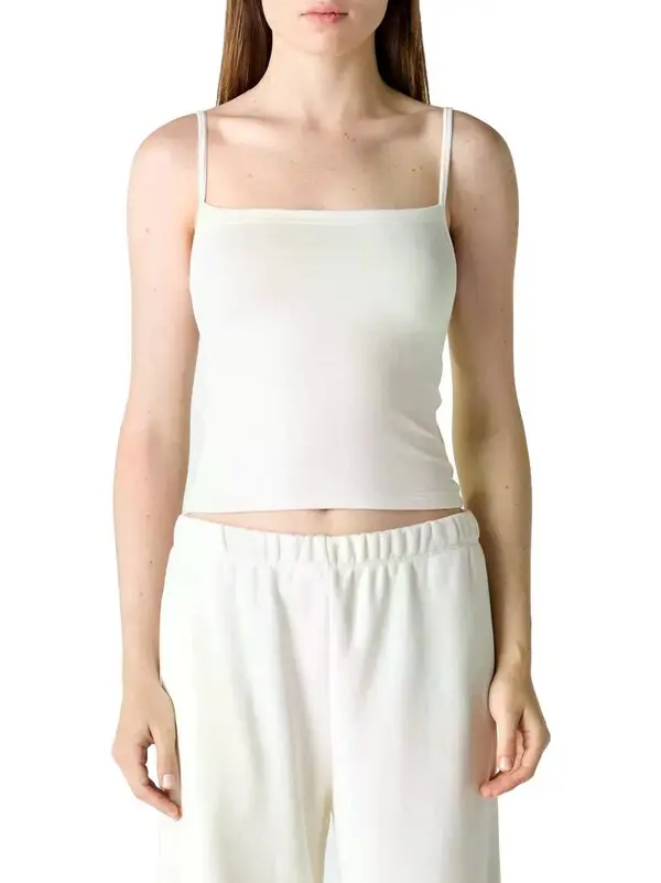 Eterne Square Neck Tank Top - Neutrals