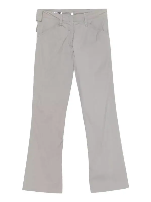 JIL SANDER Tonal Stitching Multi-pocket Trousers - Grey