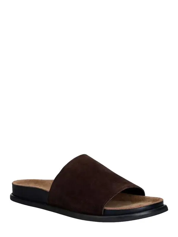 VAGABOND SHOEMAKERS Effie Suede-finish Flat Sandals - Brown