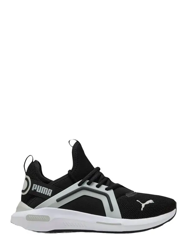 PUMA Softride Enzo 5 Cool Light Gray Athletic Sneakers - Black