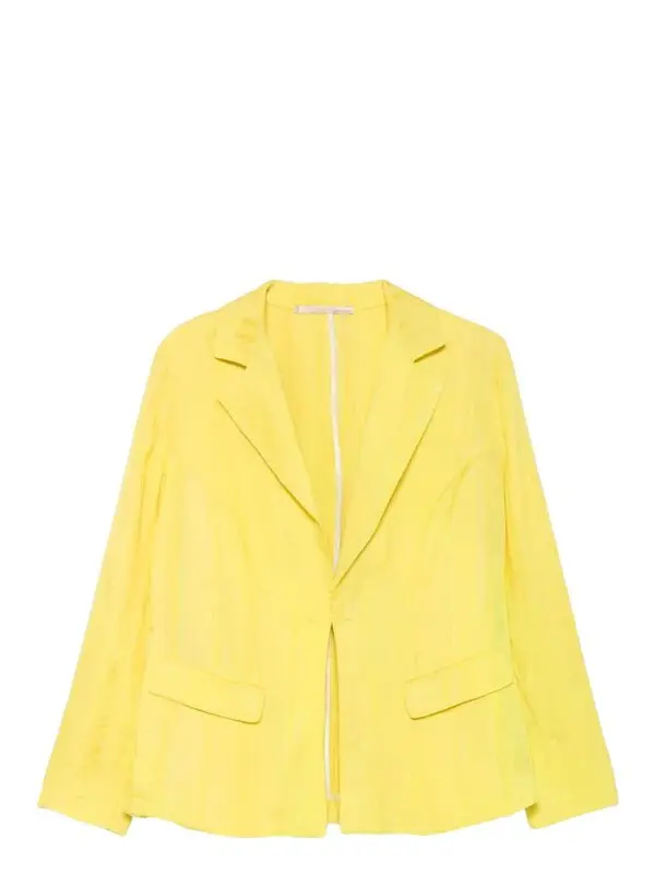 Roberto Cavalli 2000s Striped Blazer - Yellow