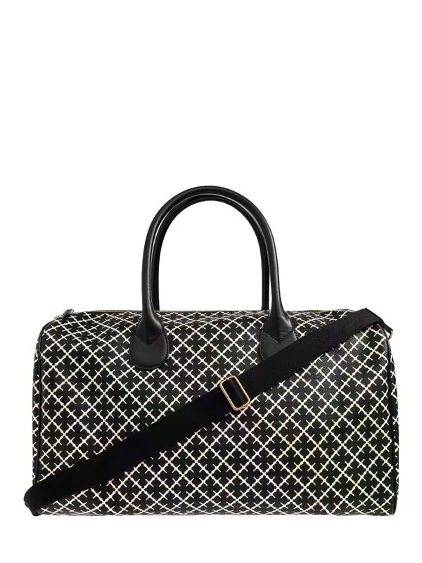 BY MALENE BIRGER Lullu Geometric Print Weekend Bag - Black