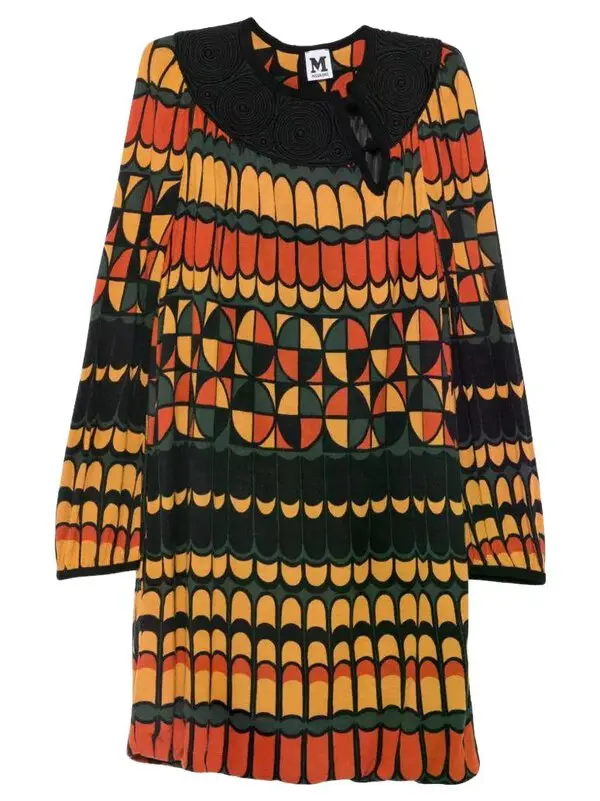 Missoni Geometric-print Mini Dress - Black