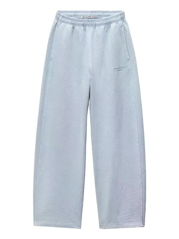 Alexander Wang Crystal-embellished Track Pants - Blue