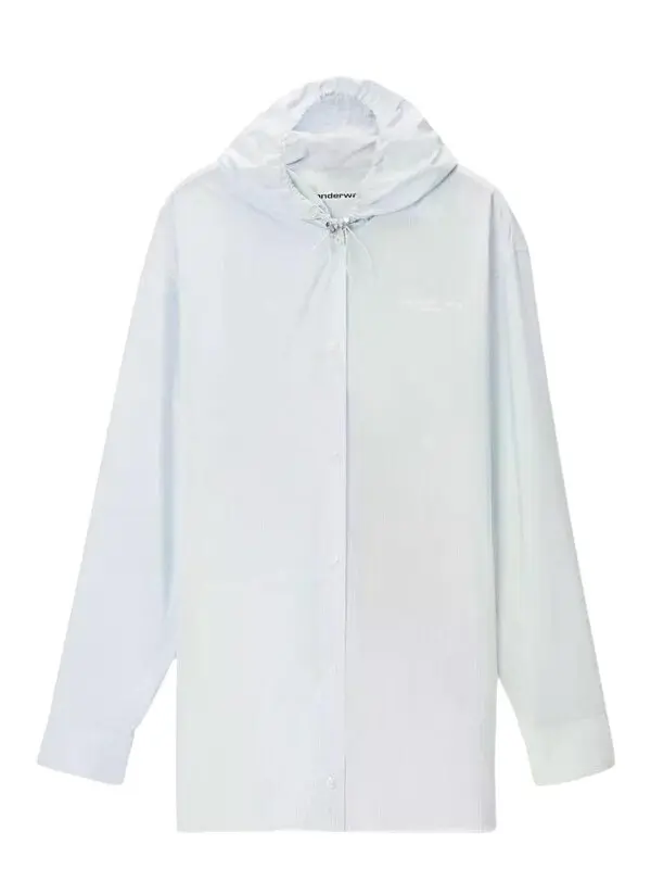 Alexander Wang Striped Drawstring Shirt - Blue