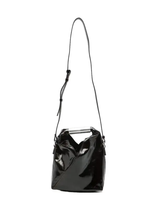 MAISON MARGIELA Japanese Patent Leather Tote Bag - Brown