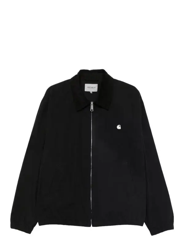 Carhartt Work In Progress Corduroy Collar Zip-up Jacket - Black