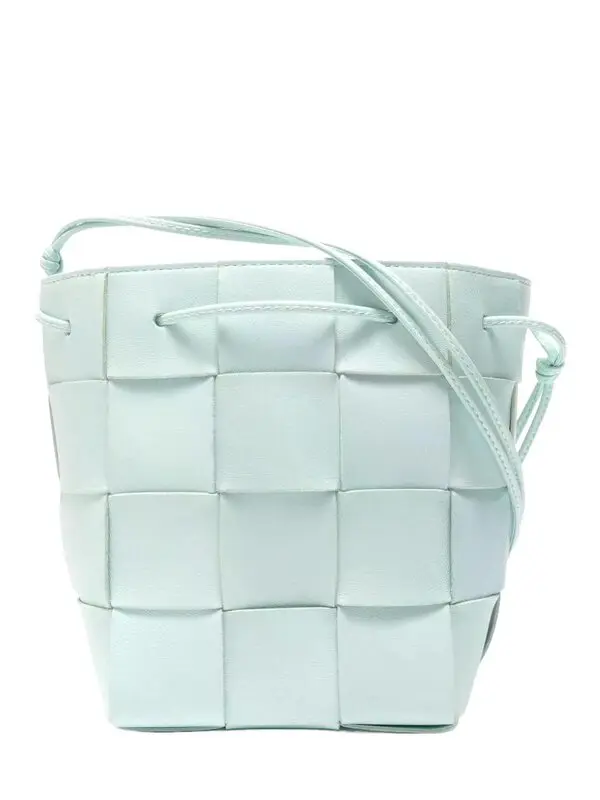 Bottega Veneta Intrecciato Crossbody Bag - Blue