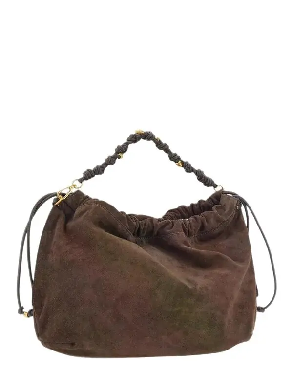 GIANNI CHIARINI Morgana Suede Tote Bag - Brown