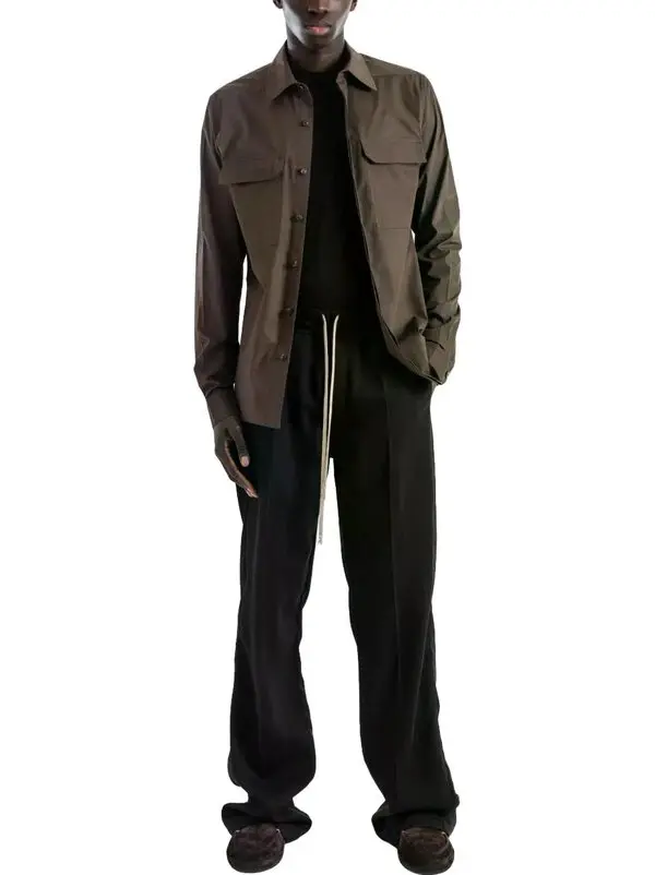 Rick Owens Work Shirt - Brown