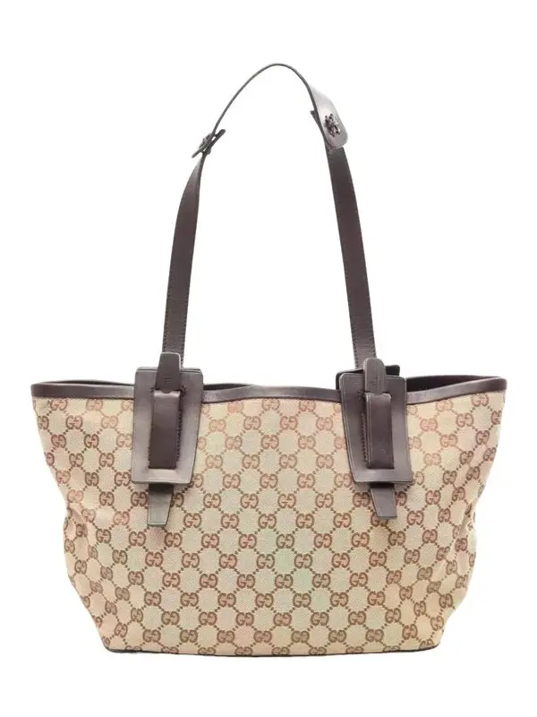 Gucci Double-handle Shoulder Bag - Neutrals