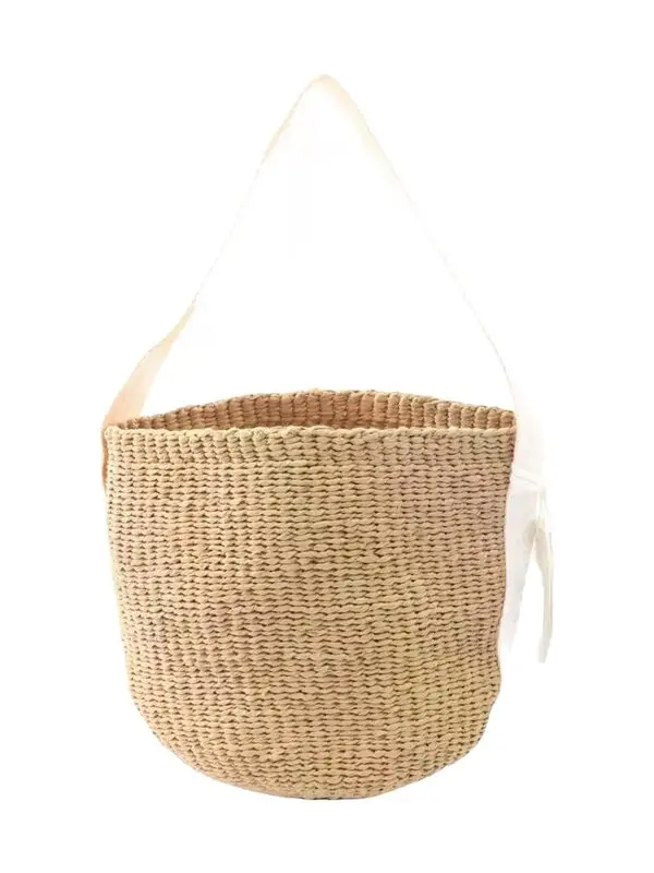 Chloé X Mifuko Woven Tote Bag - Neutrals