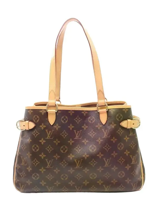 LOUIS VUITTON Monogram Canvas Batignolles Horizontal Tote Bag - Brown